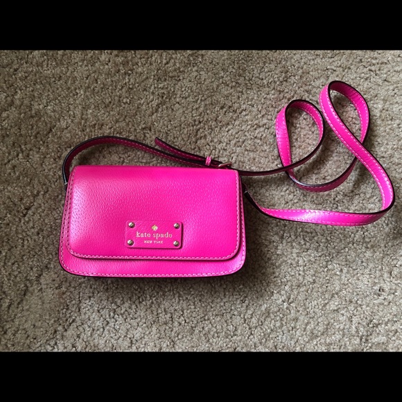 kate spade | Bags | Kate Spades Neon Pink Leather Bag | Poshmark